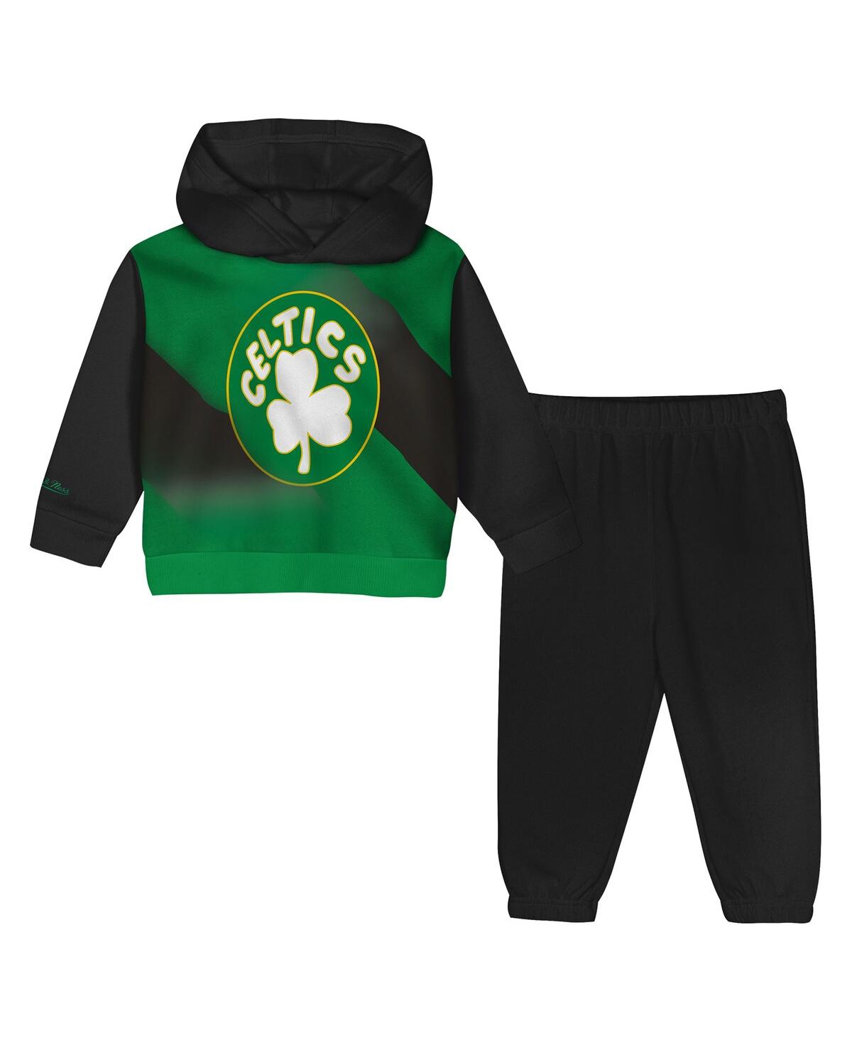 Click here for Mitchell & Ness Toddler Kelly Green/Black Boston C... prices