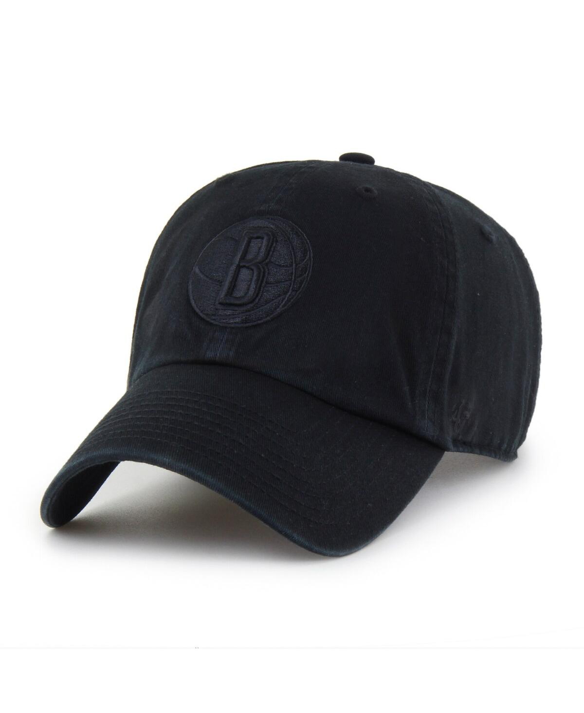 Click here for 47 Brand Mens Brooklyn Nets Black on Black Clean U... prices