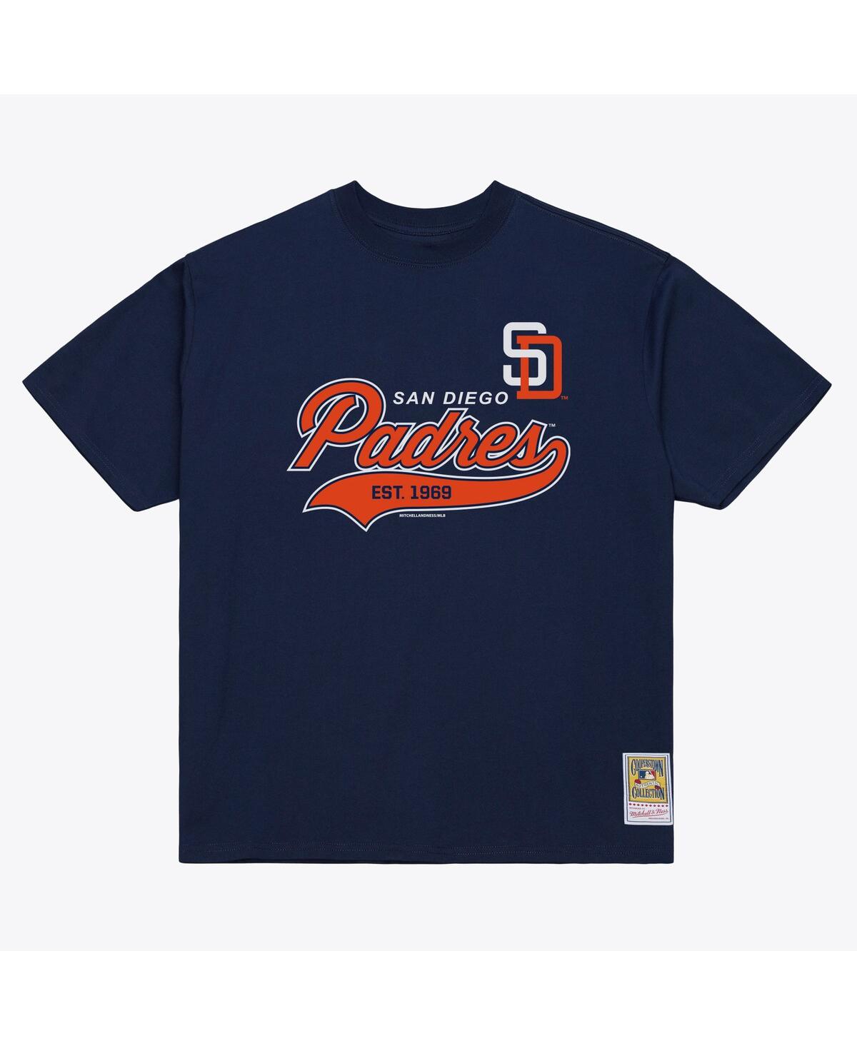 Click here for Mitchell & Ness Mens Navy San Diego Padres Script... prices