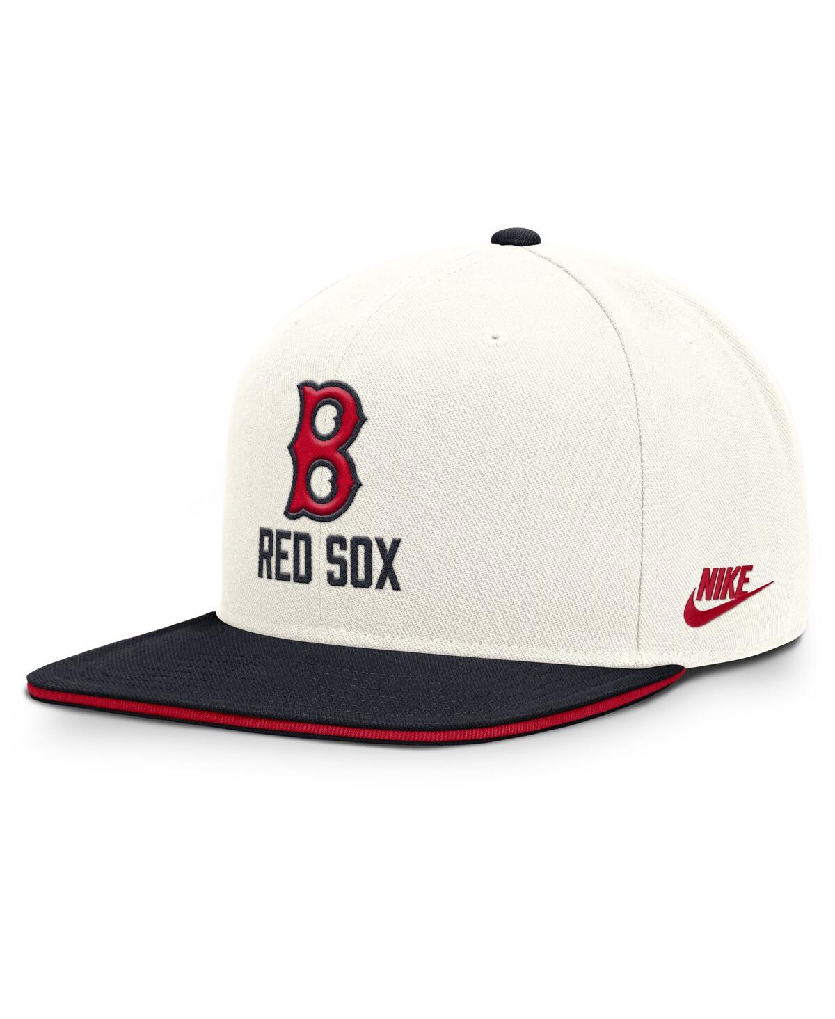 Click here for Nike Mens Cream/Navy Boston Red Sox Cooperstown Pr... prices