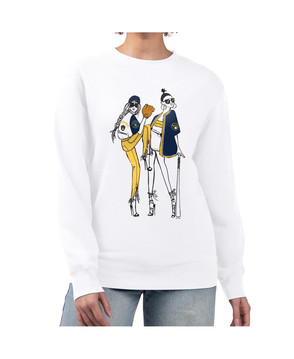 Click here for G-iii 4Her by Carl Banks Womens White Milwaukee Br... prices