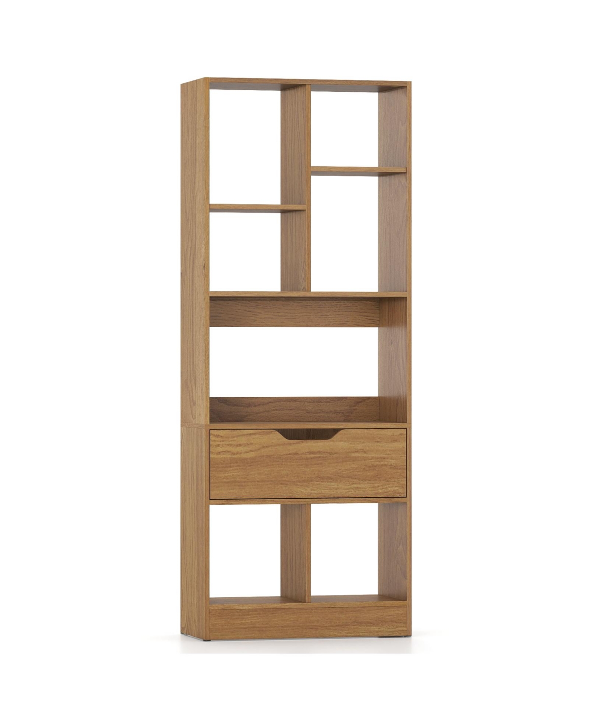 Click here for Slickblue 51 Inch Bookcase with Drawer and 7 Stora... prices