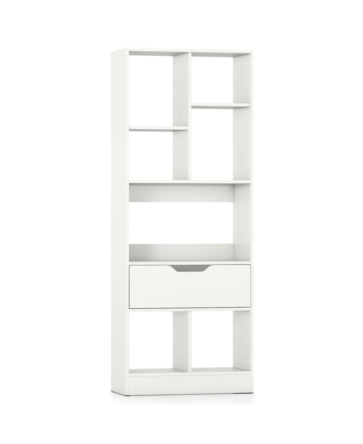 Click here for Slickblue 51 Inch Bookcase with Drawer and 7 Stora... prices