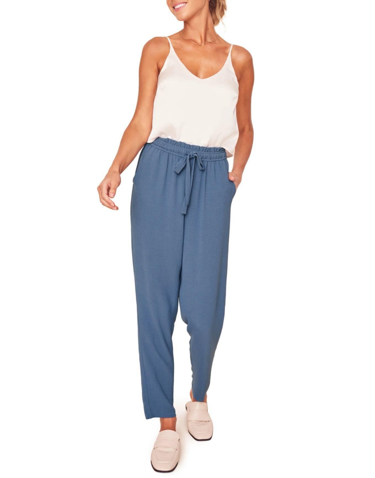 Click here for Adore Me Womens Briar Regular Pants. - Dark blue prices