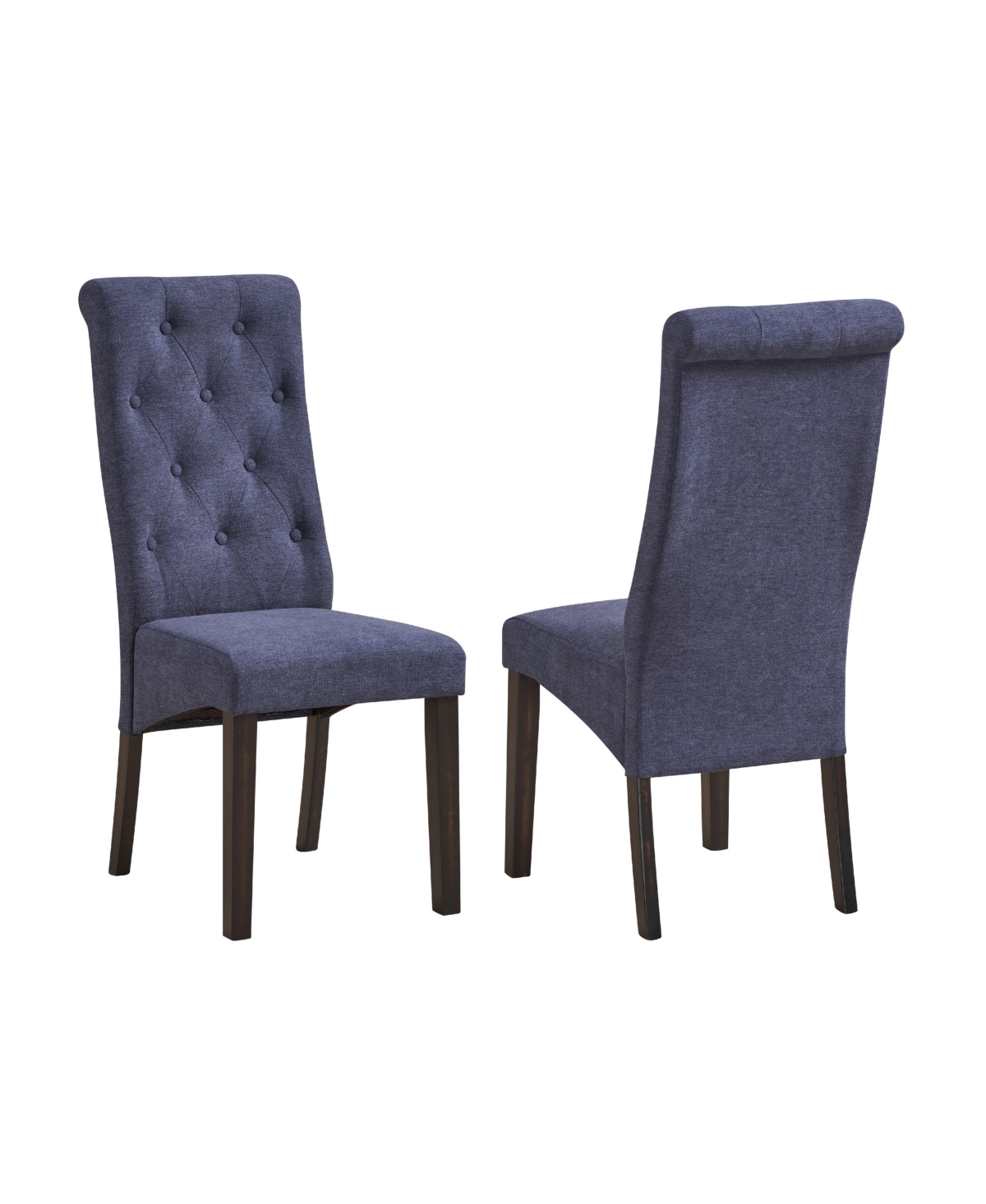 Click here for Kings Brand Furniture Set of 2 Dining Chairs - Blu... prices