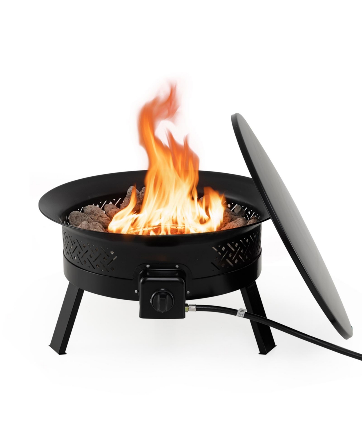 Click here for Sugift 24.5 Inch Portable Propane Fire Pit with Ca... prices