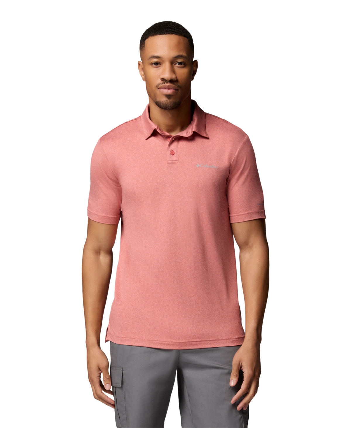 Click here for Columbia Mens Regular-Fit Polo Shirt - Washed Red/... prices