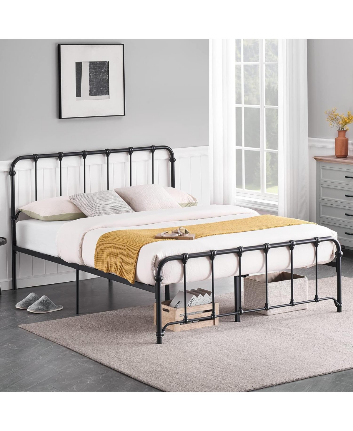 Click here for gaomon Bed Frame  Sturdy Metal Bed Frames with Hea... prices