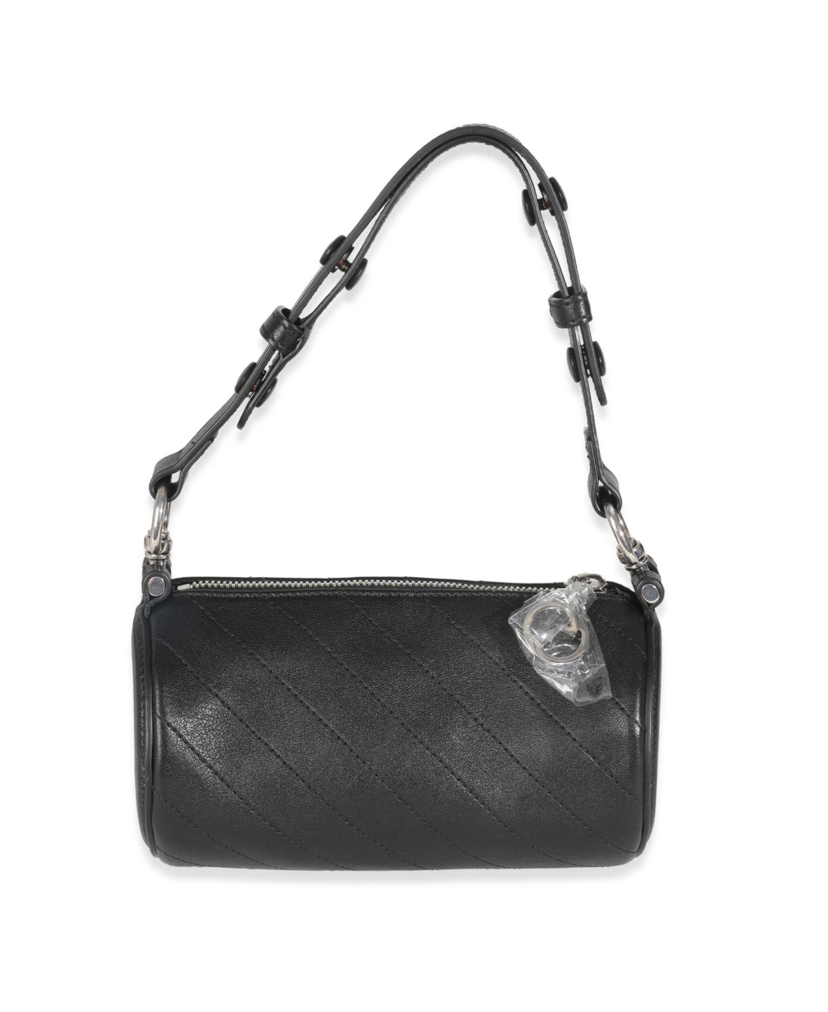 Click here for Pre-Owned Gucci Black Diagonal Quilted Leather Min... prices