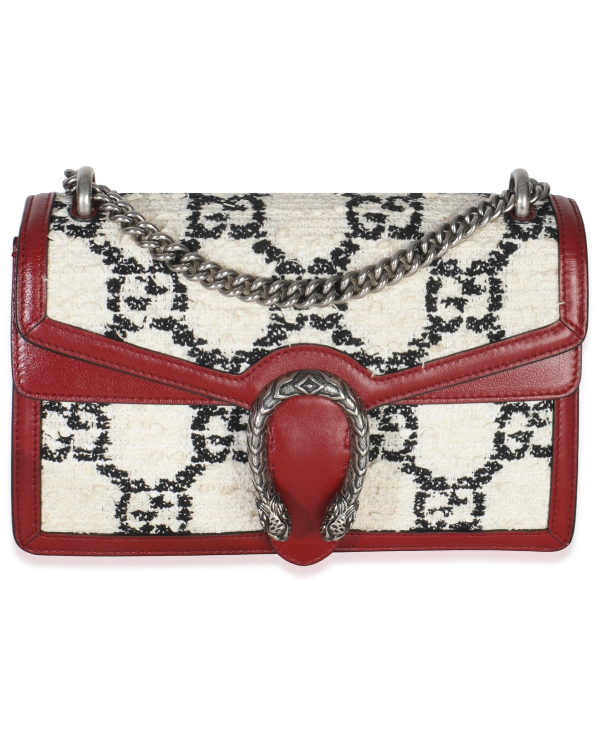 Click here for Pre-Owned Gucci Multicolor Gg Tweed Monogram Small... prices