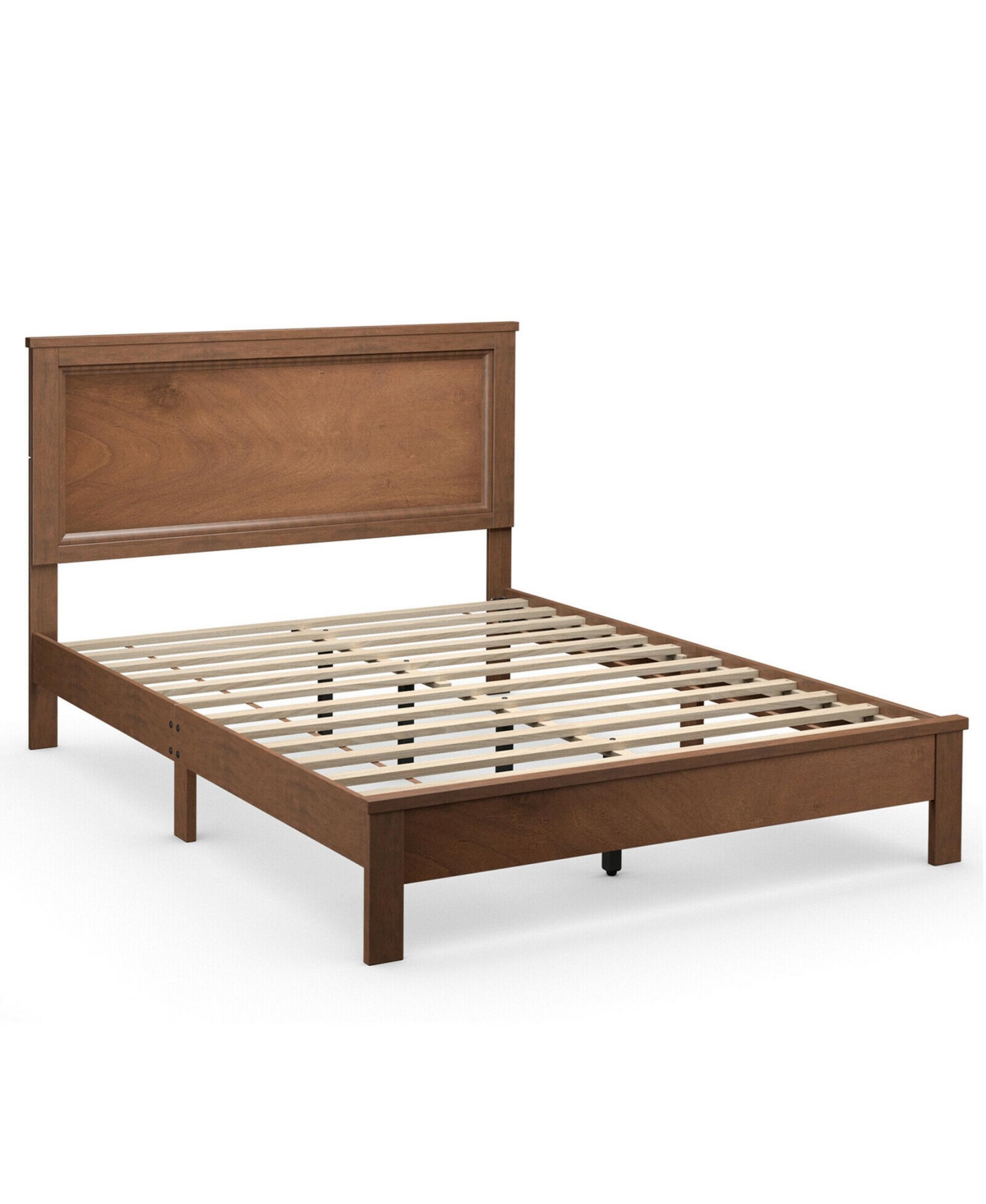 Click here for Gymax Size Bed Frame Platform Slat High Headboard... prices