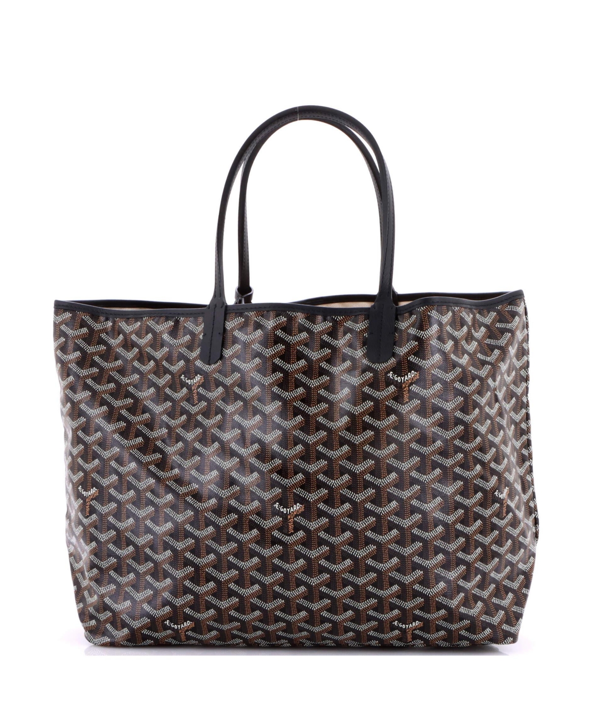 Click here for Pre-Owned Goyard Pm Saint Louis Tote Coated Canvas... prices