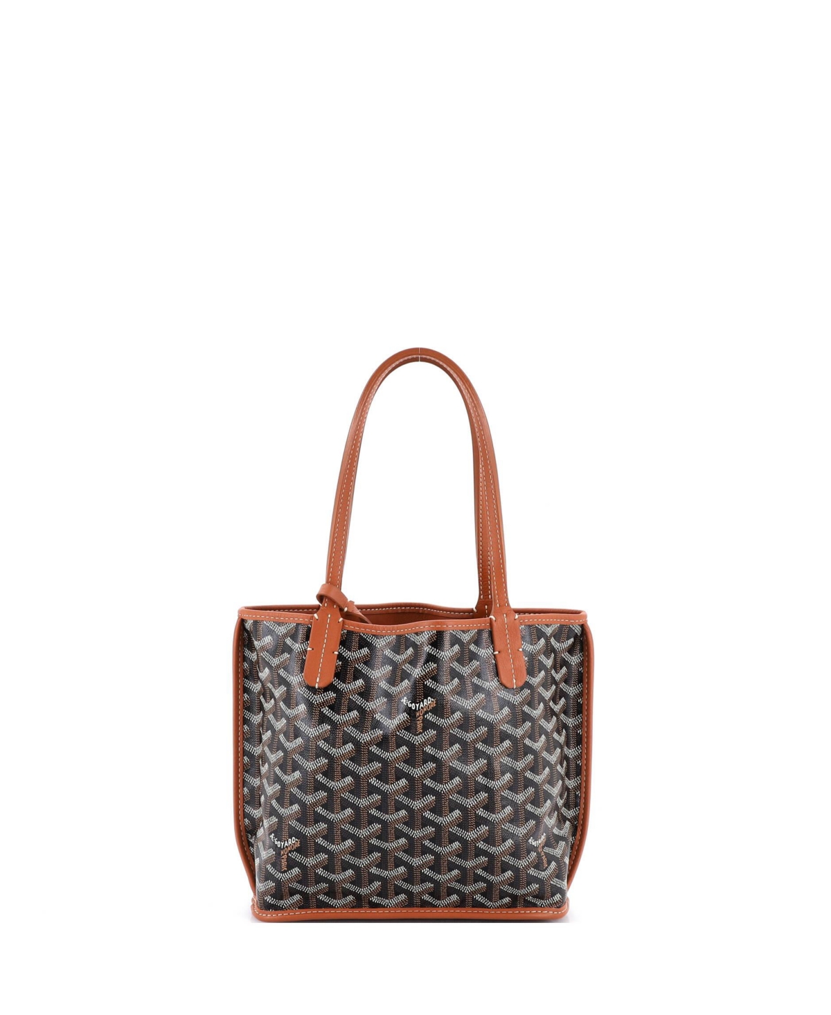 Click here for Pre-Owned Goyard Mini Anjou Reversible Tote Coated... prices