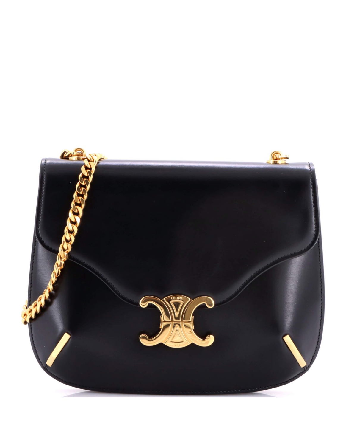 Click here for Pre-Owned Celine Small Besace Triomphe Shoulder Ba... prices