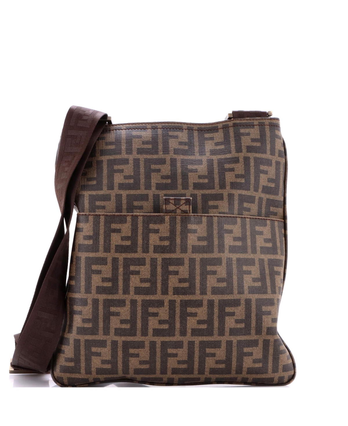 Click here for Pre-Owned Fendi Medium Front Pocket Messenger Bag... prices