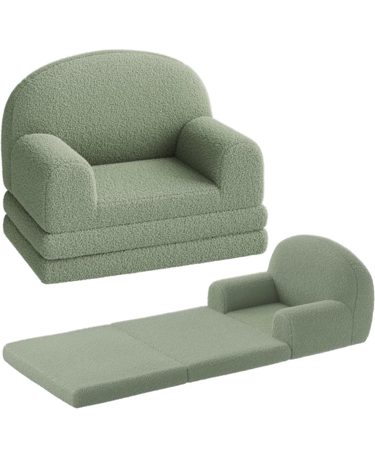 Click here for gaomon Kids Couch  2 in-1 Comfy Toddler Couch Fold... prices