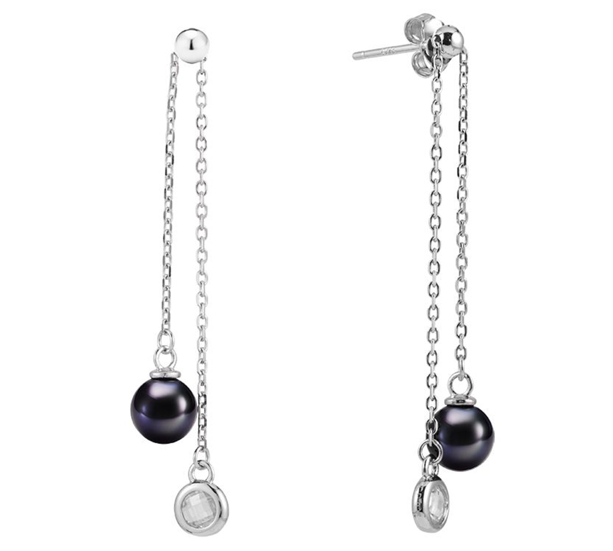 Click here for Macys Black Onyx and Lab Created Sapphire (1/3 ct.... prices