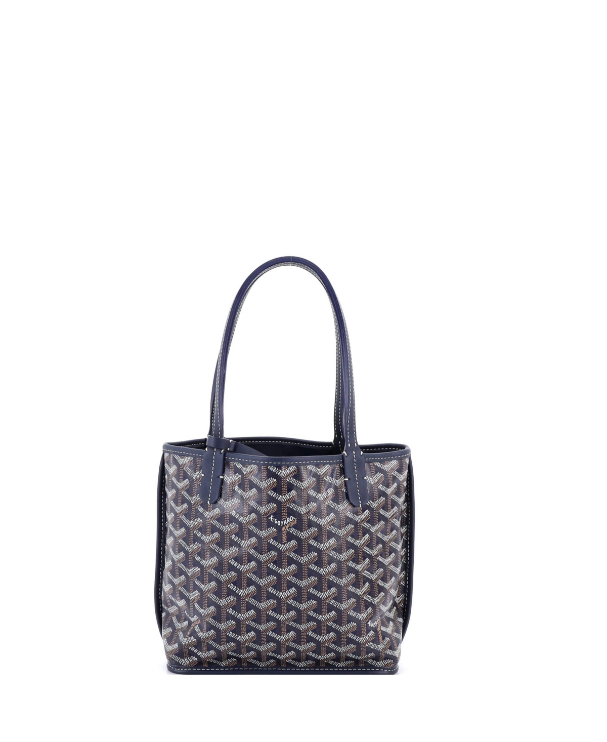 Click here for Pre-Owned Goyard Mini Anjou Reversible Tote Coated... prices