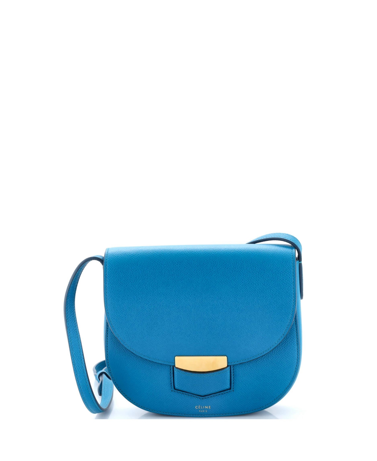 Click here for Pre-Owned Celine Small Trotteur Crossbody Bag Grai... prices