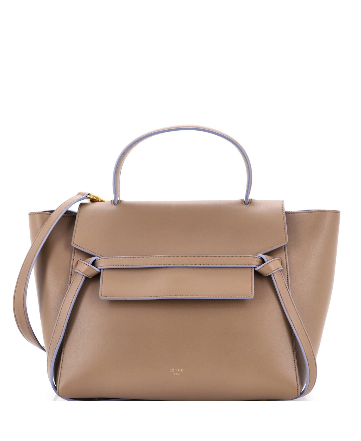 Click here for Pre-Owned Celine Medium Belt Bag Calfskin - Brown prices