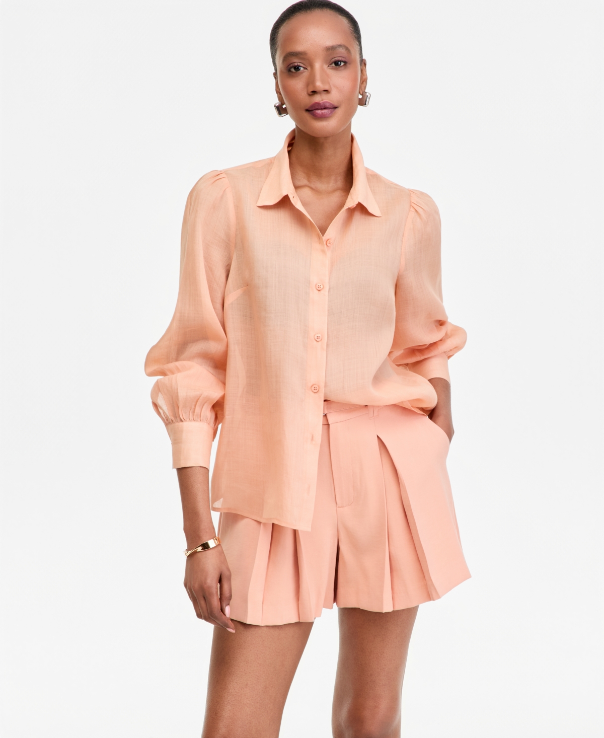 Click here for I.n.c. International Concepts Womens Puffed-Sleeve... prices