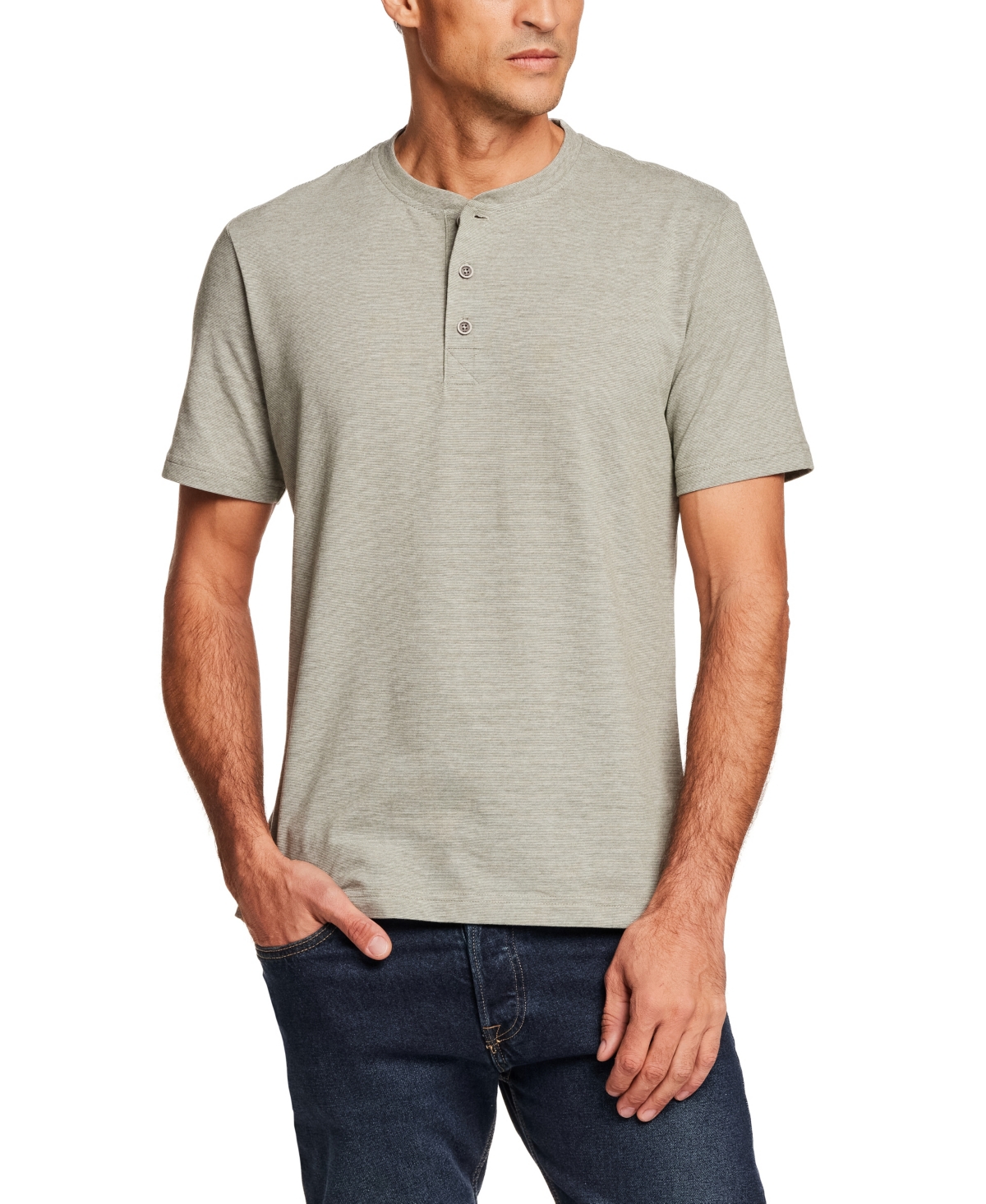Click here for Weatherproof Vintage Mens Short-Sleeve Micro-Strip... prices