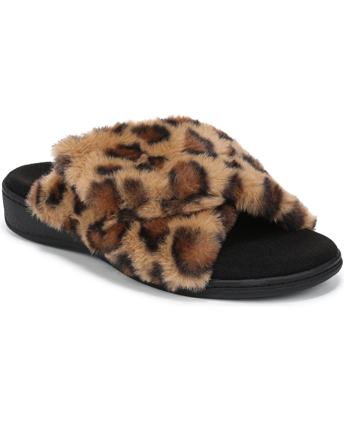 Click here for Vionic Womens Relax Ii Open Toe Slippers - Brown m... prices