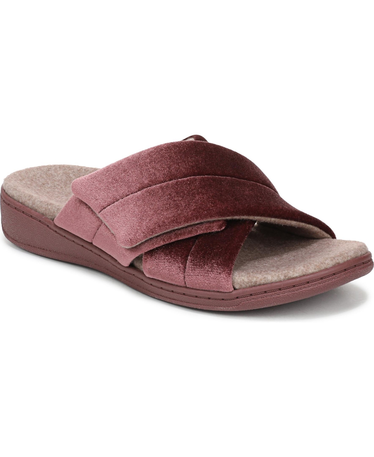 Click here for Vionic Womens Relax Ii Open Toe Slippers - Sable v... prices