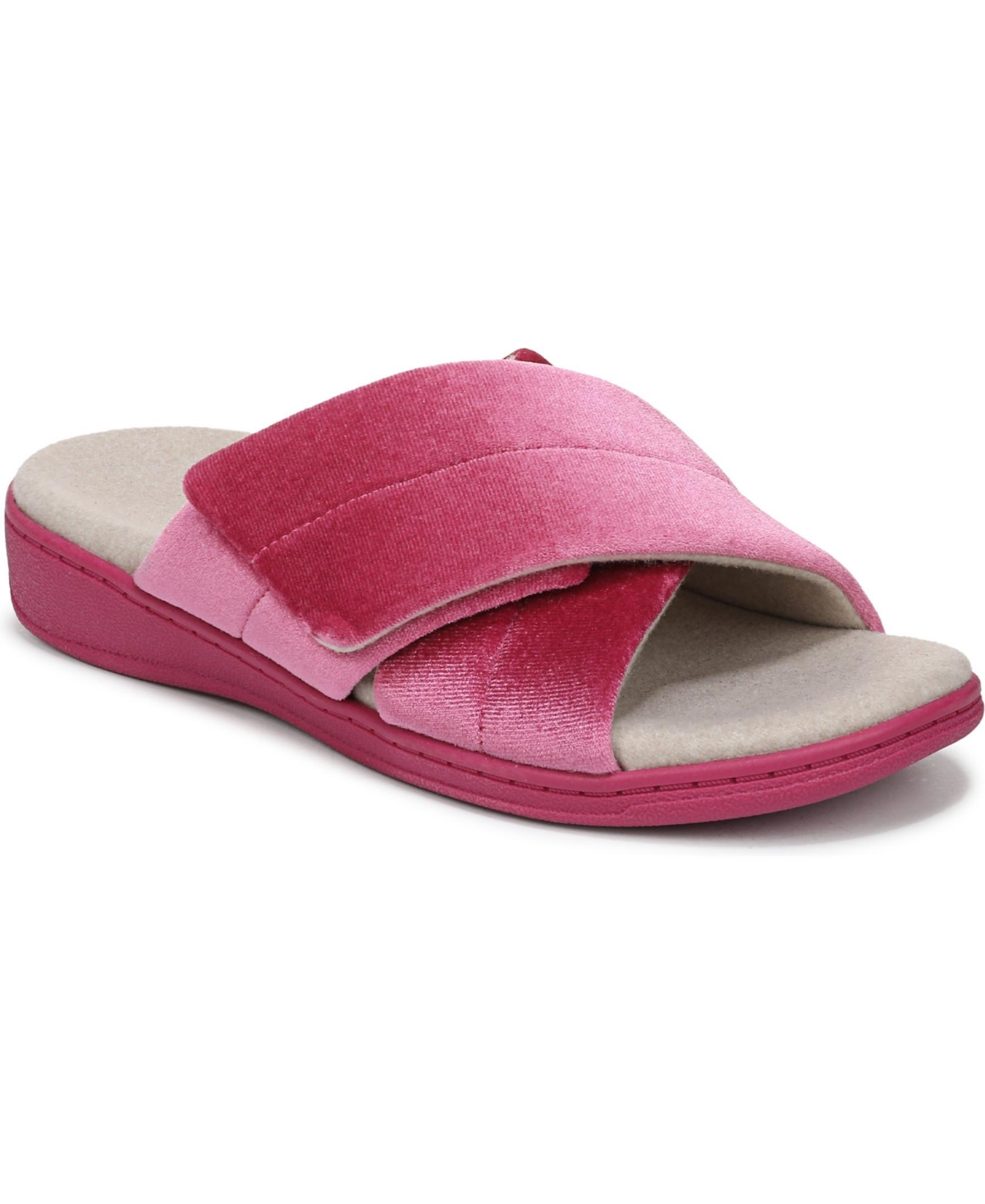 Click here for Vionic Womens Relax Ii Open Toe Slippers - Rose vi... prices