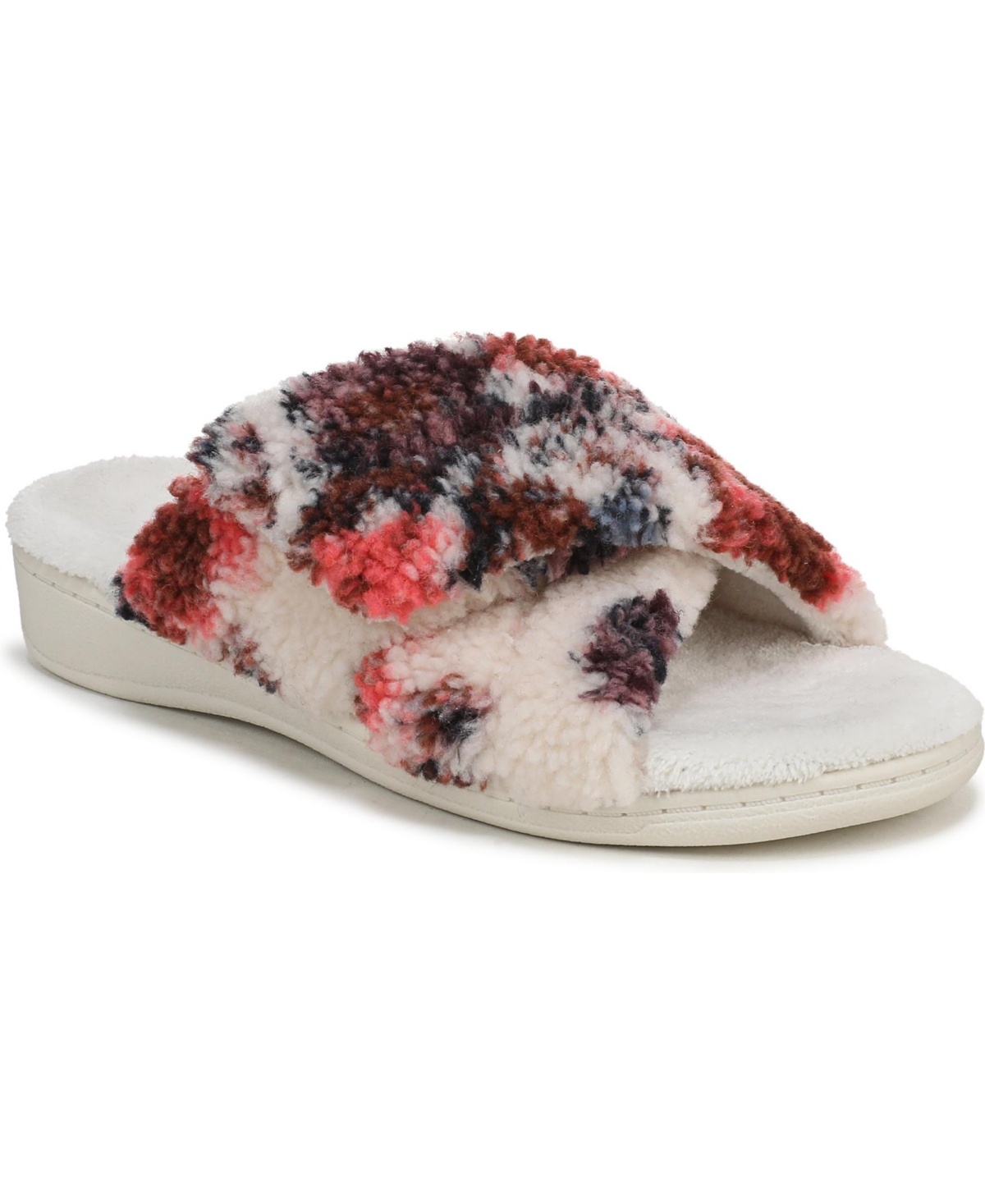 Click here for Vionic Womens Relax Ii Open Toe Slippers - Ivory f... prices