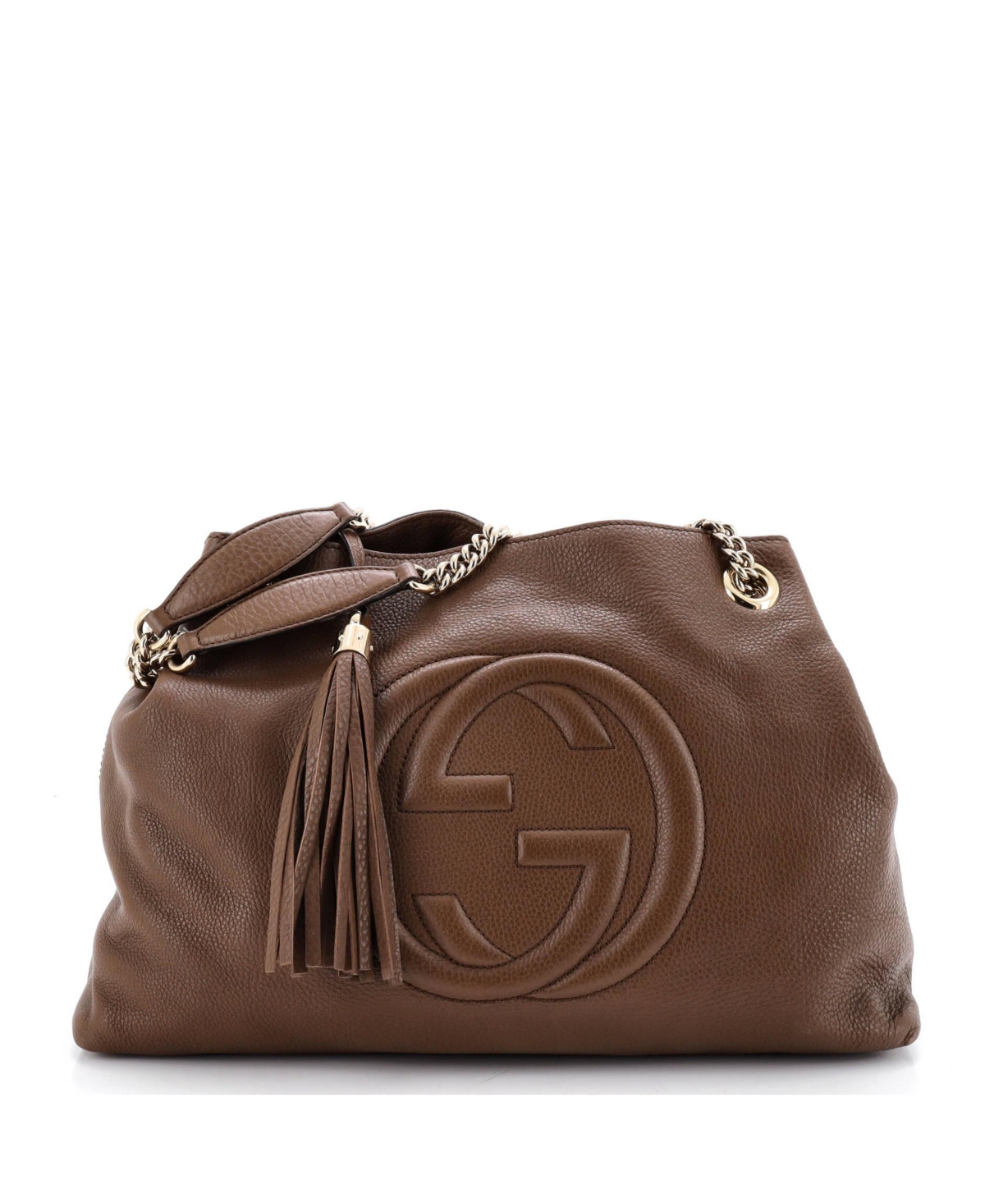 Click here for Pre-Owned Gucci Medium Soho Chain Strap Shoulder B... prices