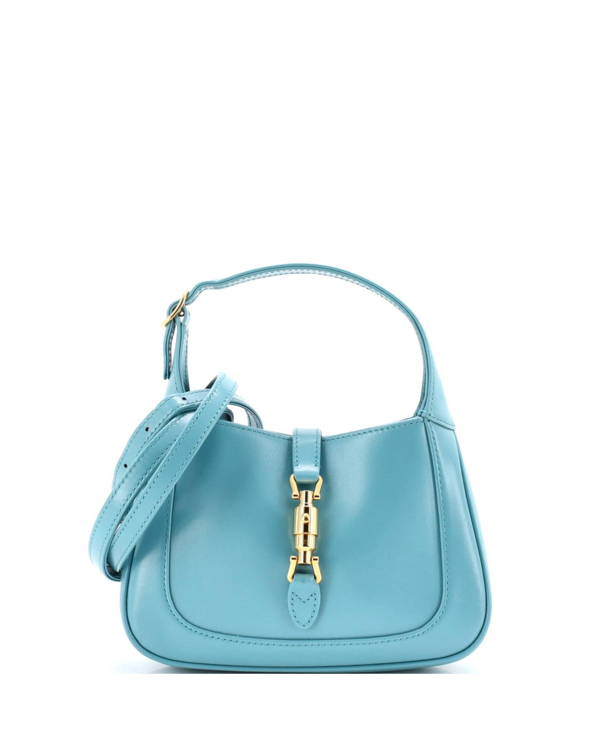 Click here for Pre-Owned Gucci Mini Jackie 1961 Hobo Leather - Bl... prices