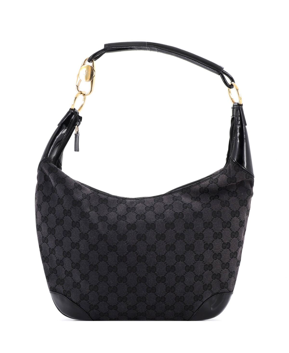 Click here for Pre-Owned Gucci Large Princy Hobo Gg Canvas - Blac... prices