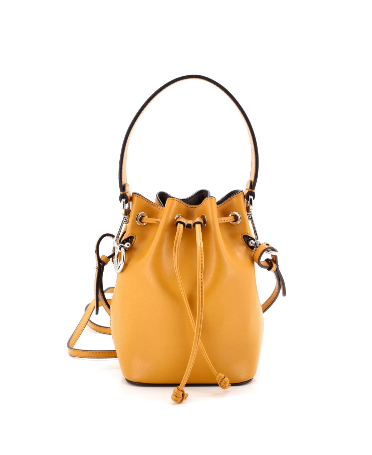 Click here for Pre-Owned Fendi Mini Mon Tresor Bucket Bag Leather... prices