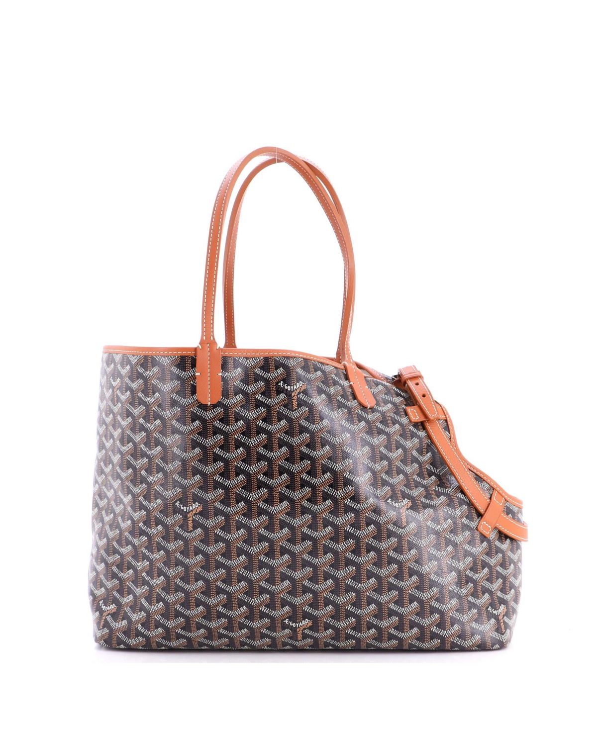 Click here for Pre-Owned Goyard Chien Gris Pet Carrier Tote Coate... prices