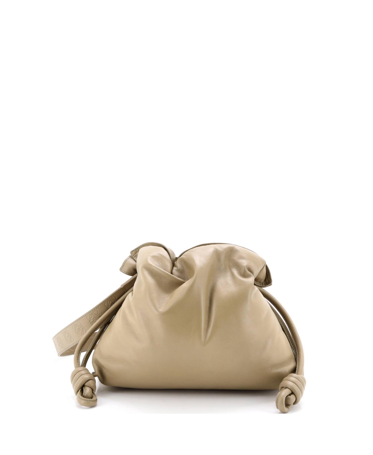 Click here for Pre-Owned Loewe Medium Flamenco Knot Clutch Leathe... prices