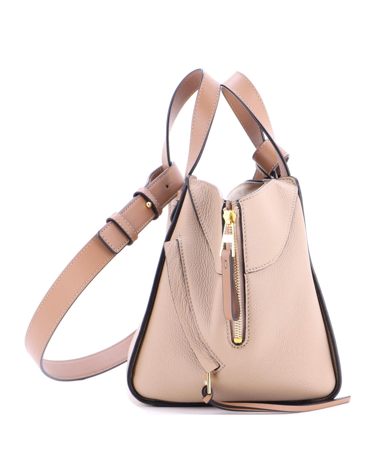 Click here for Pre-Owned Loewe Compact Hammock Bag Leather - Natu... prices