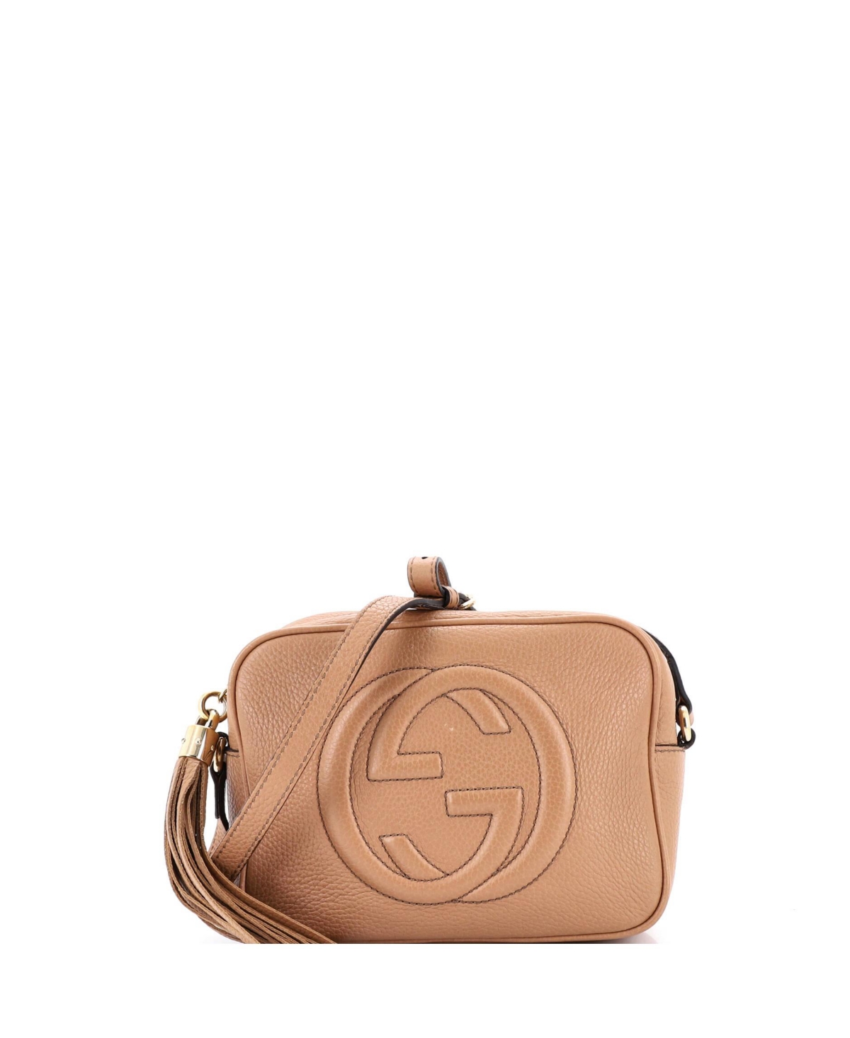 Click here for Pre-Owned Gucci Small Soho Disco Crossbody Bag Lea... prices