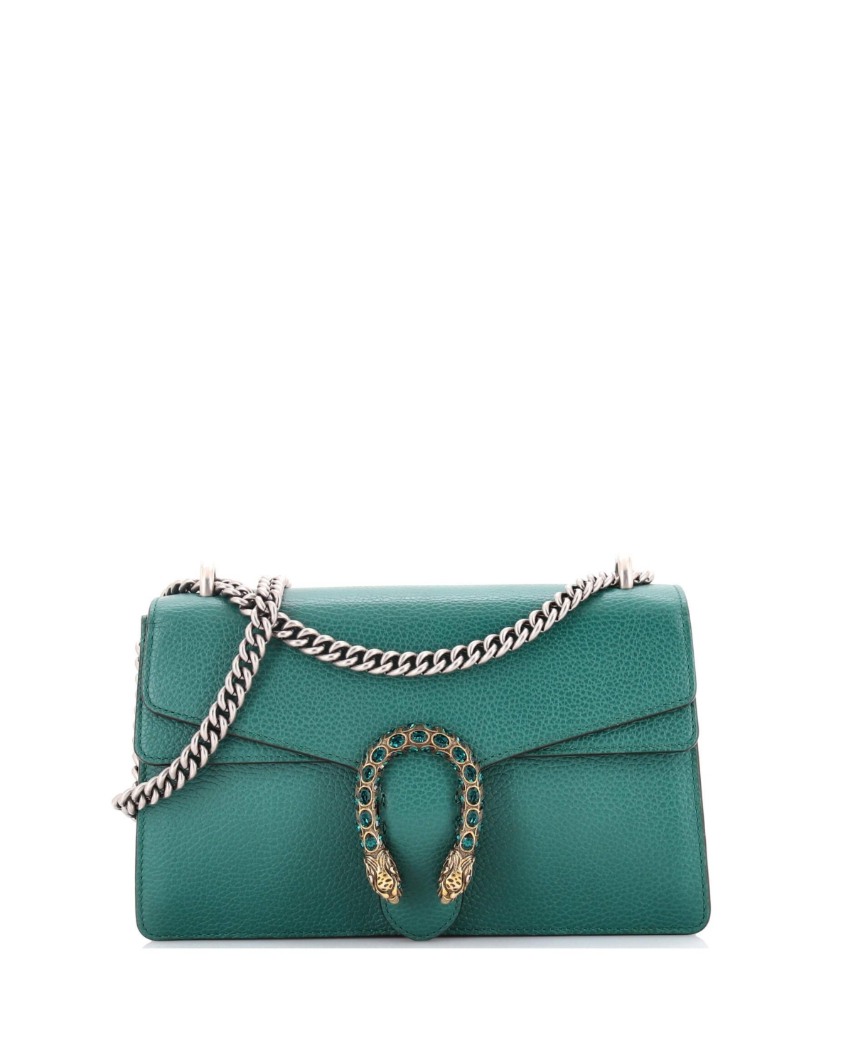 Click here for Pre-Owned Gucci Small Dionysus Bag Leather - Green prices