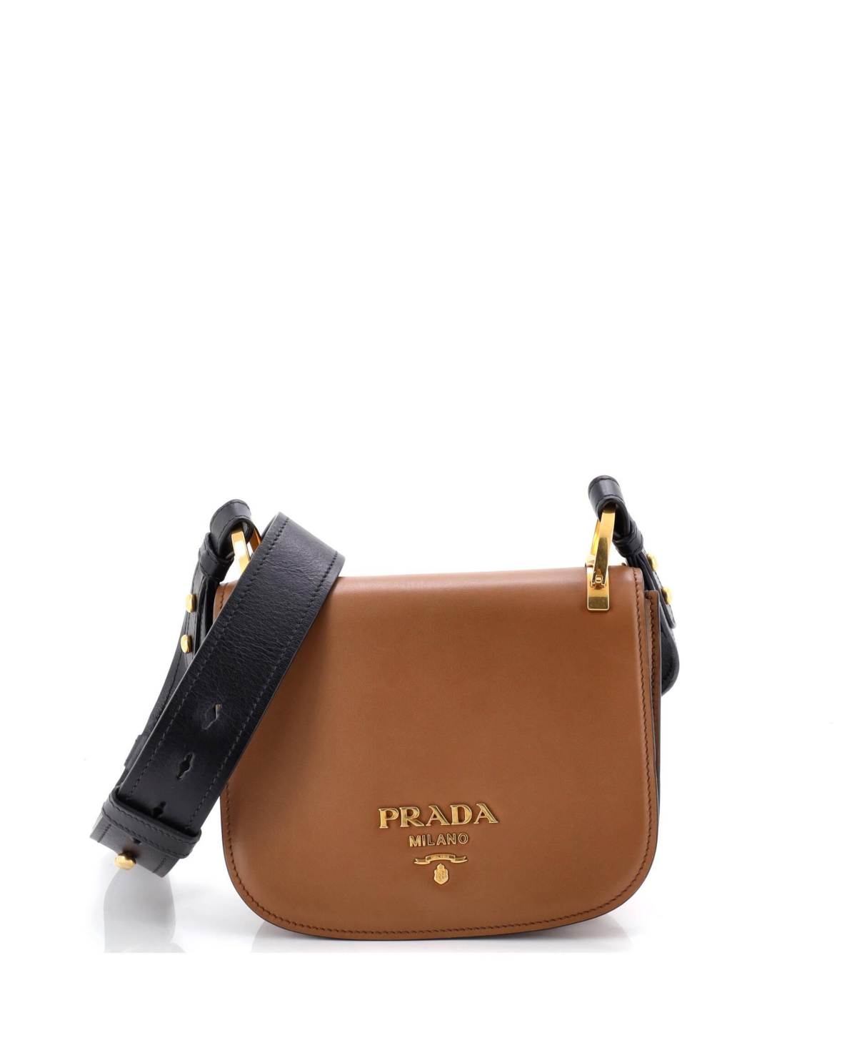 Click here for Pre-Owned Prada Small Pionniere Saddle Crossbody B... prices
