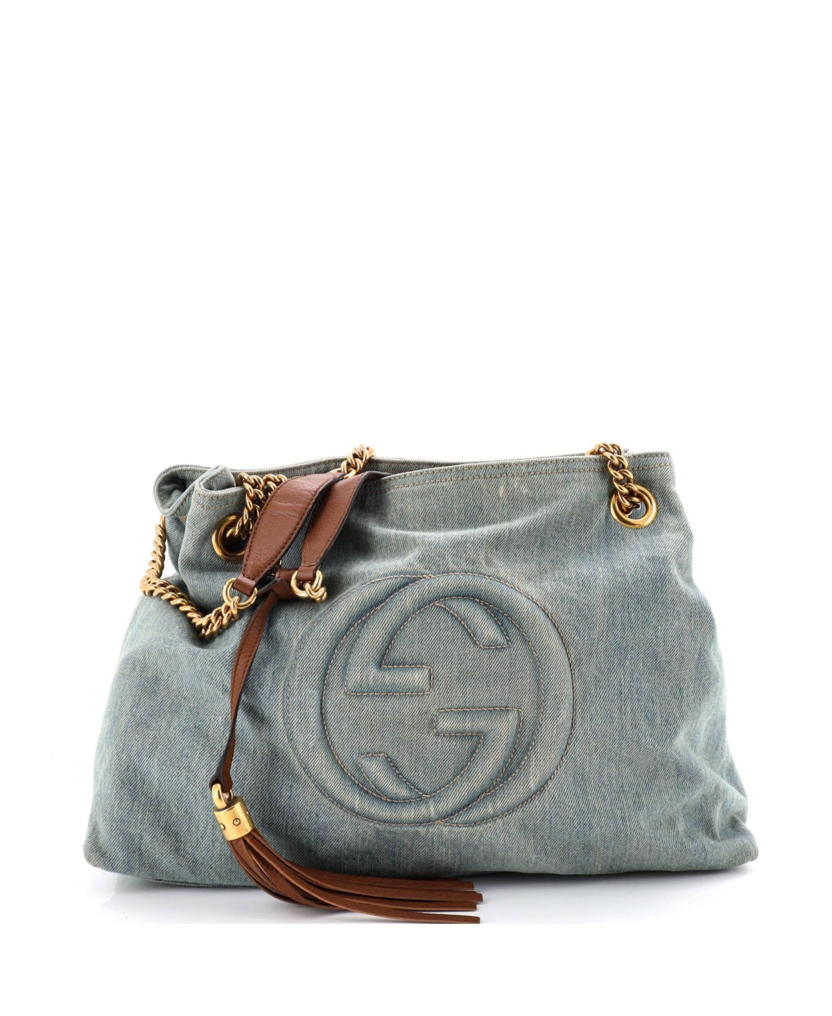 Click here for Pre-Owned Gucci Medium Soho Chain Strap Shoulder B... prices