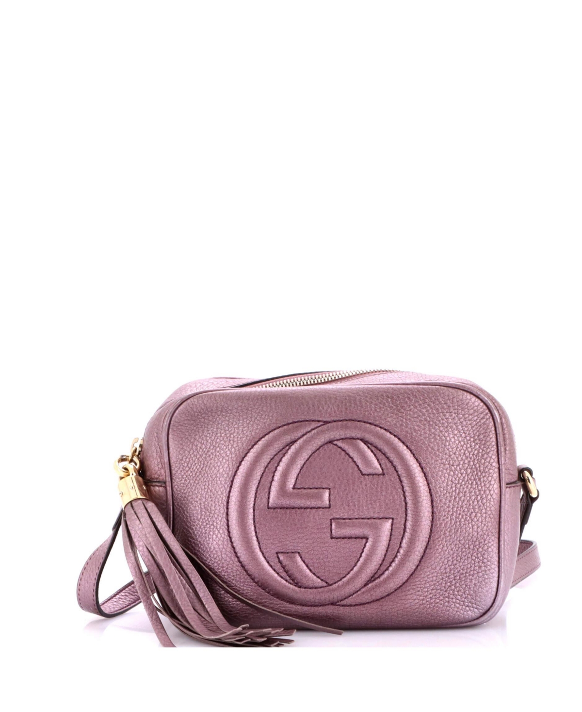 Click here for Pre-Owned Gucci Small Soho Disco Crossbody Bag Lea... prices