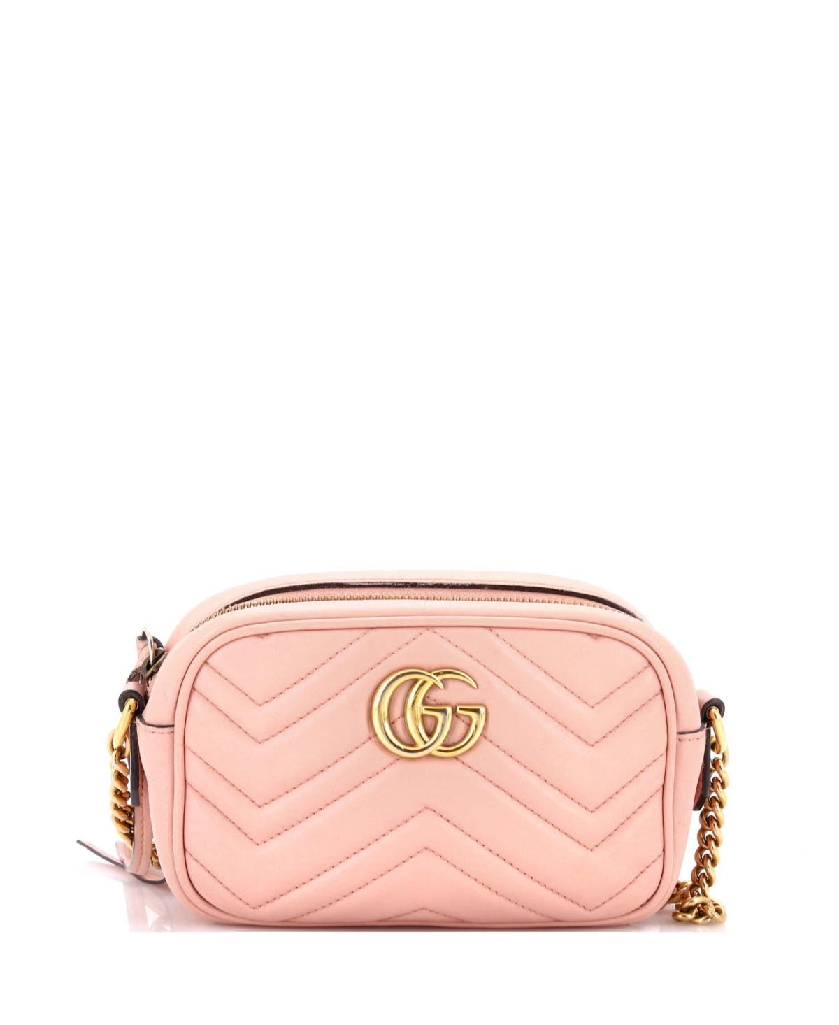 Click here for Pre-Owned Gucci Mini Gg Marmont Shoulder Bag Matel... prices