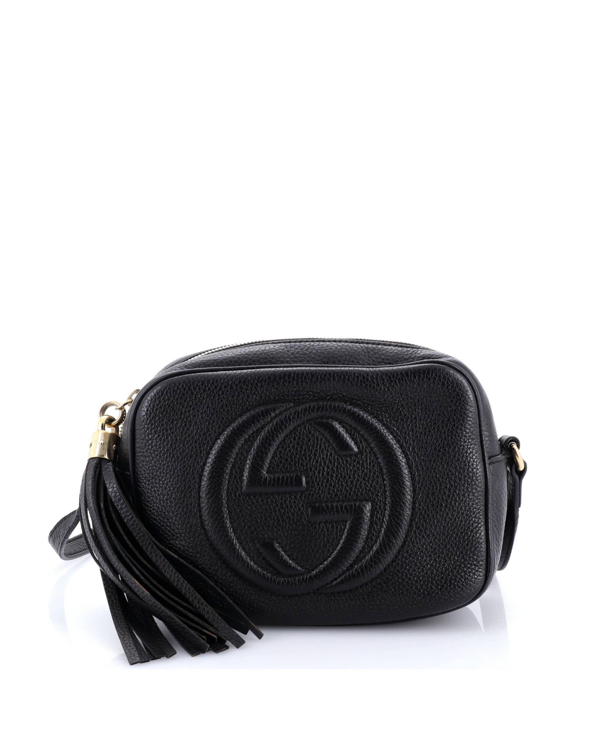 Click here for Pre-Owned Gucci Small Soho Disco Crossbody Bag Lea... prices