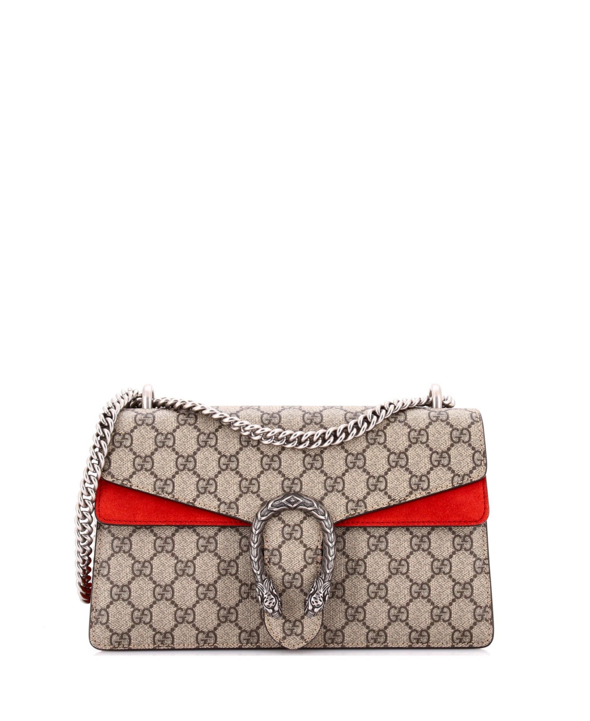Click here for Pre-Owned Gucci Small Dionysus Bag Gg Coated Canva... prices