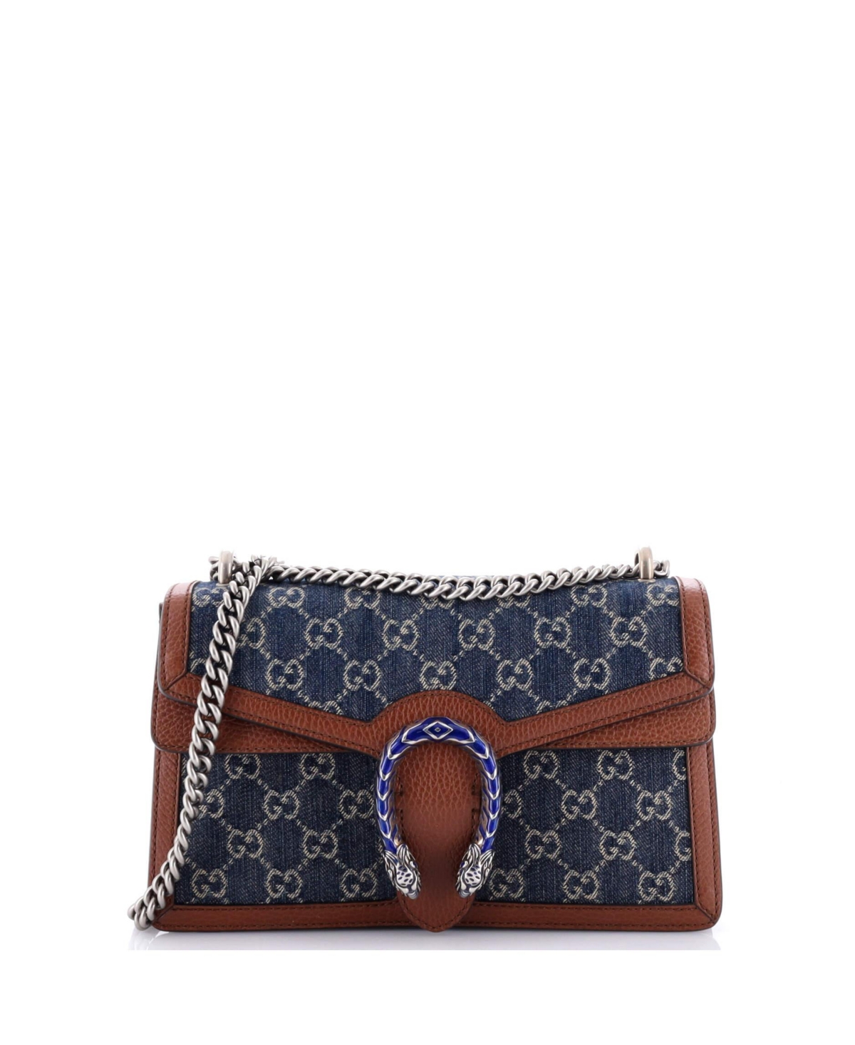Click here for Pre-Owned Gucci Small Dionysus Bag Gg Denim - Blue prices