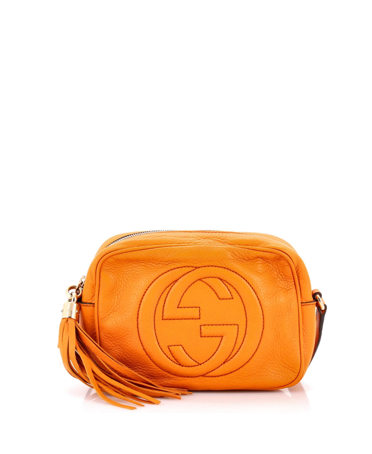 Click here for Pre-Owned Gucci Small Soho Disco Crossbody Bag Lea... prices
