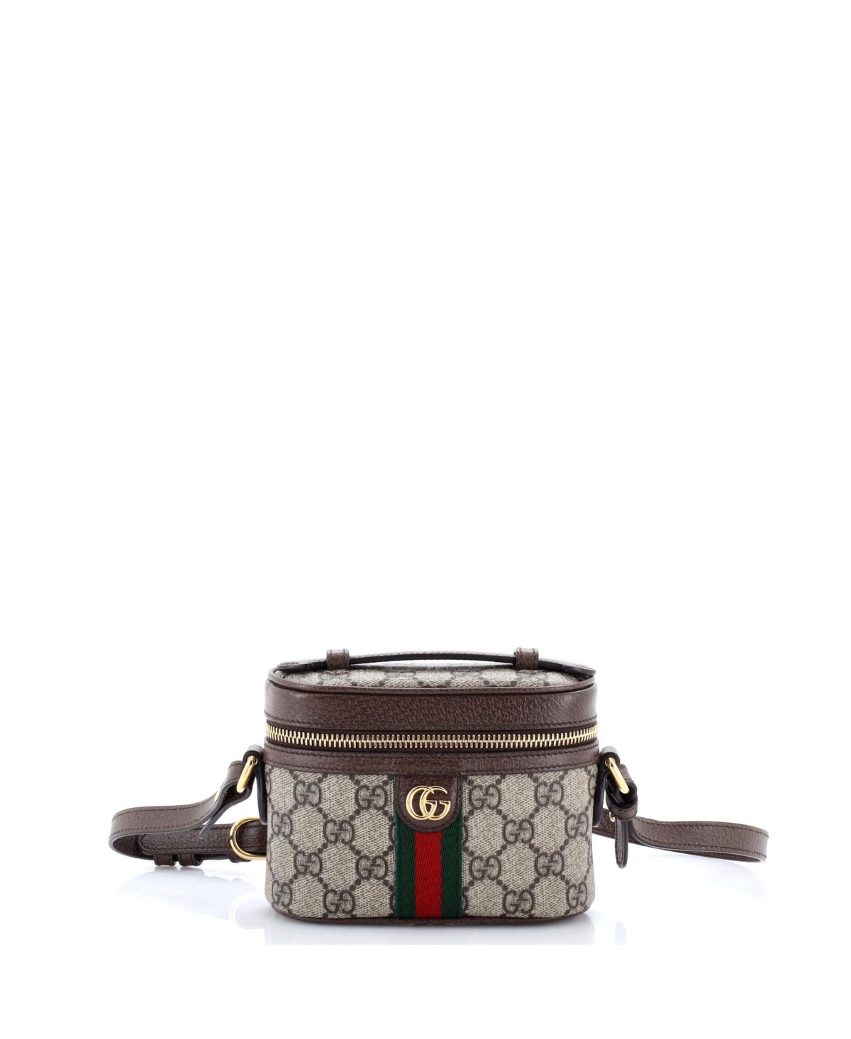 Click here for Pre-Owned Gucci Mini Ophidia Top Handle Bag Gg Coa... prices