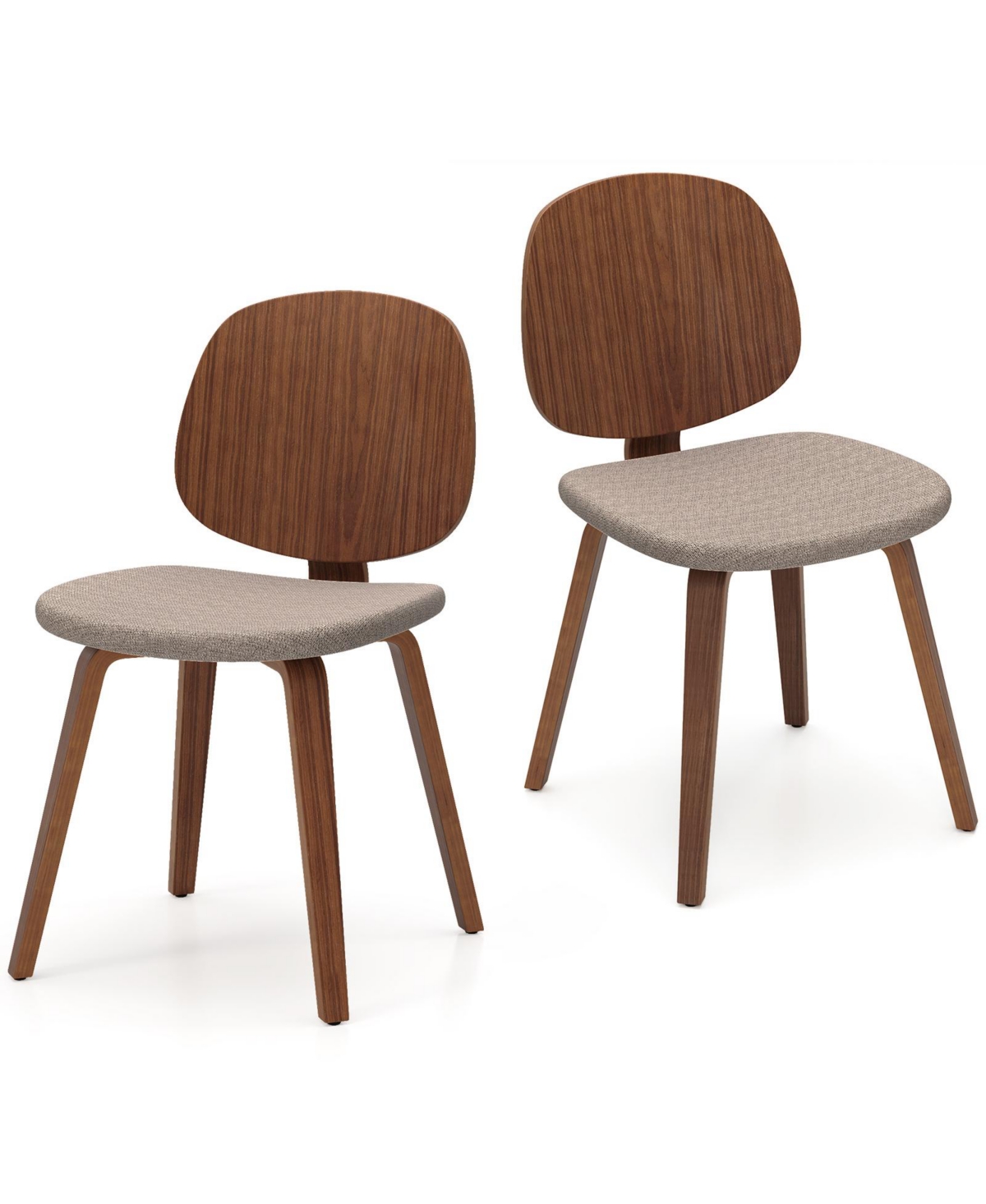 Click here for Sugift Bentwood Dining Chairs Set of Two with Padd... prices