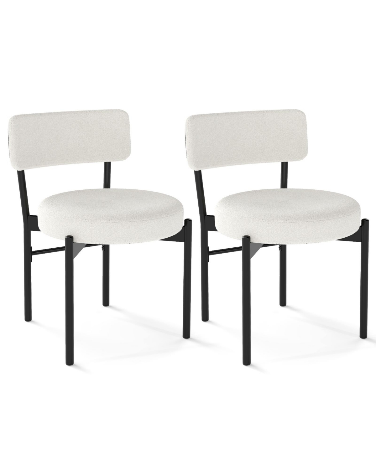 Click here for Sugift Dining Chairs Set of Two with Curved Back a... prices